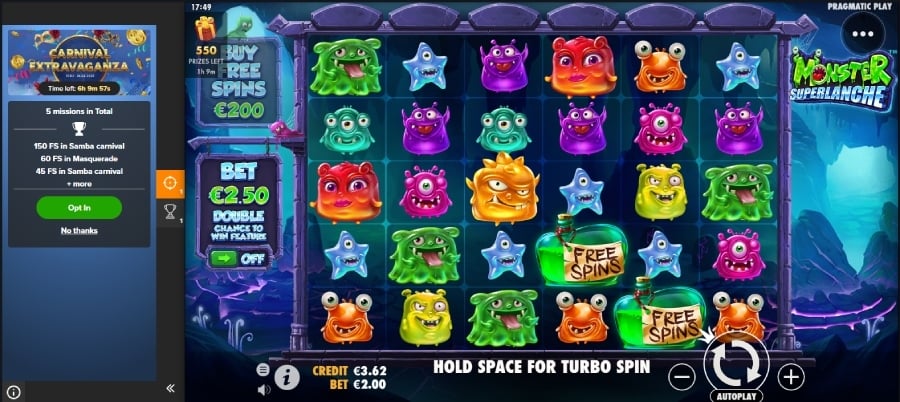 Monster Superlanche Slot - World Of Monsters
